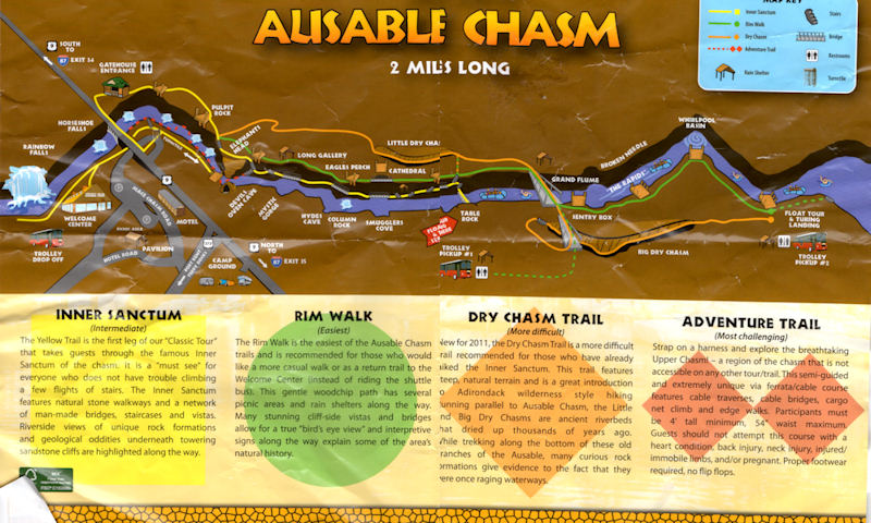 Adventures of the Geritol Gypsy: Ausable Chasm