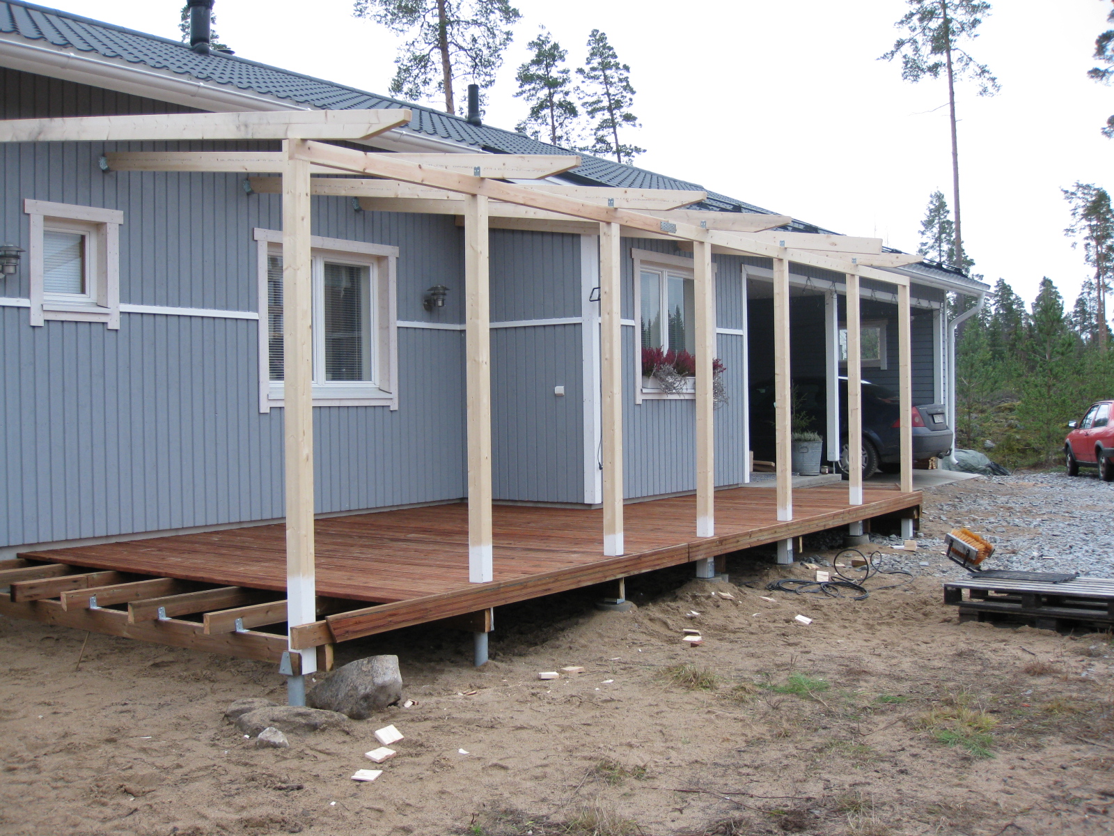 ONNENAPILOITA: Meidän terassit