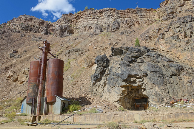 Abandoned Eagle Mine and Belden, Colorado Mining District