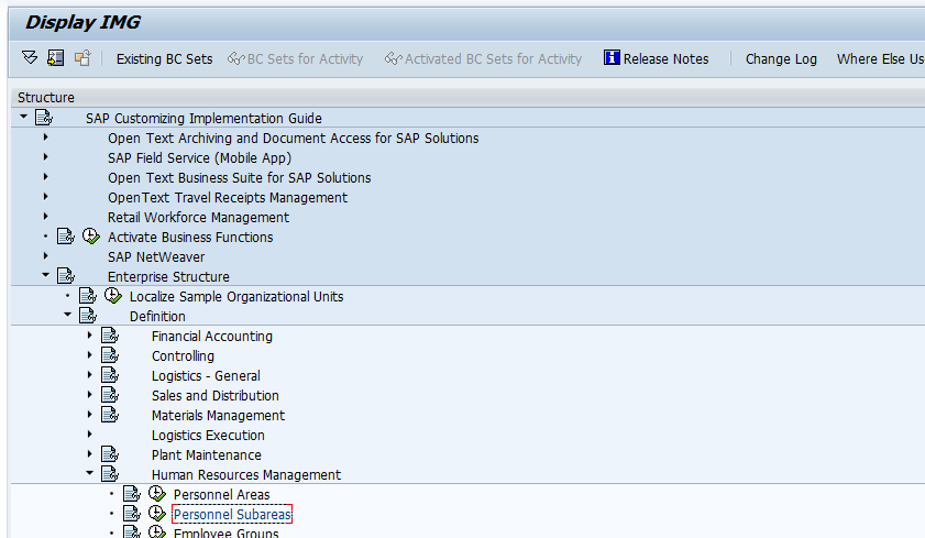 An SAP Consultant: SAP HR - Enterprise Structure for Personnel ...