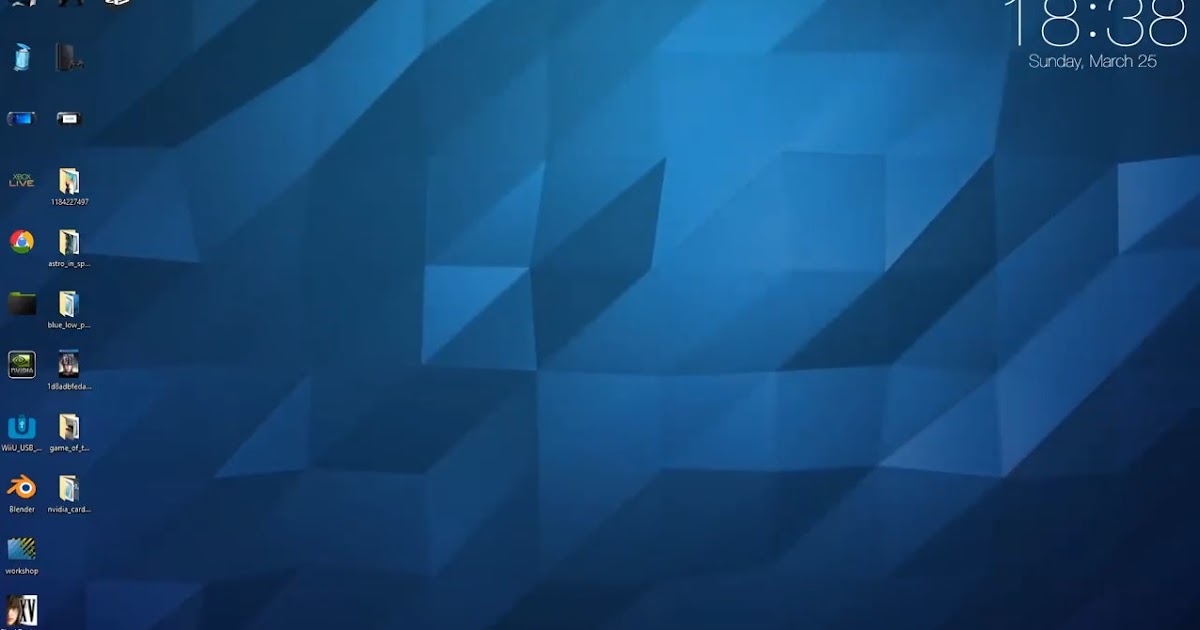 wallpaper engine blue low poly background full hd 60fps free download ...