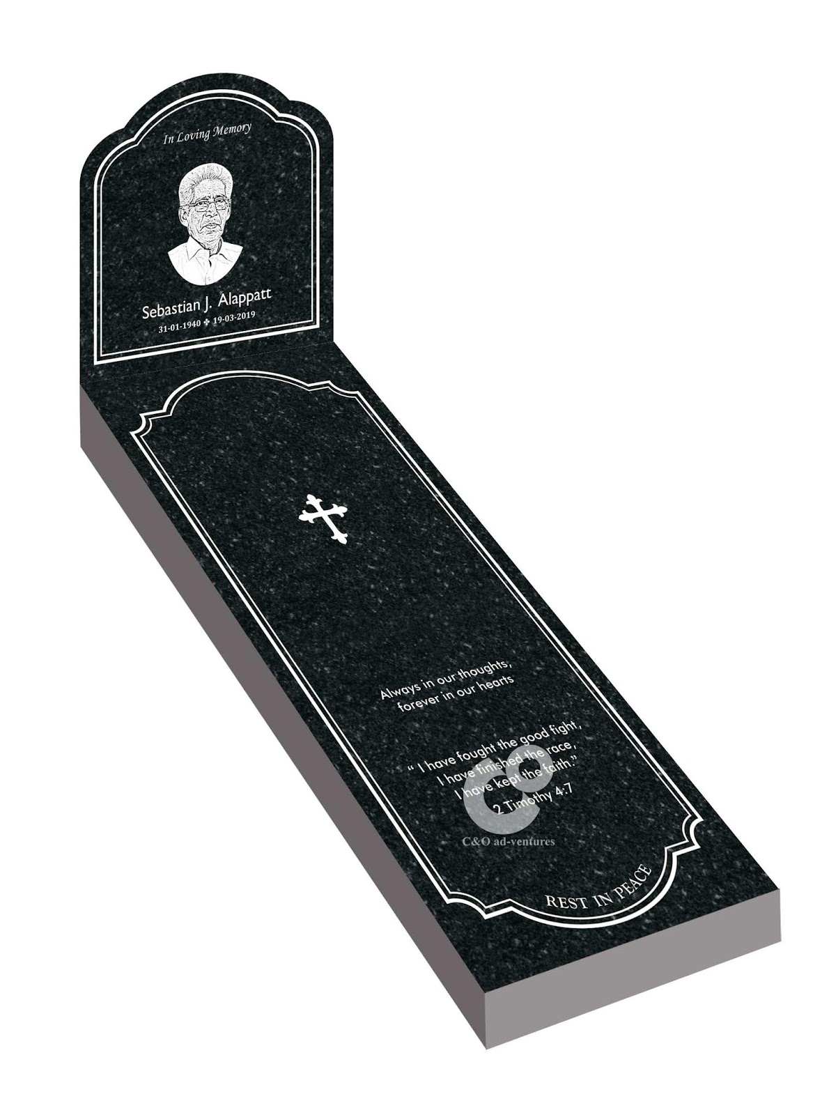 C & O ad-ventures: Tomb Design in Granite in Coimbatore