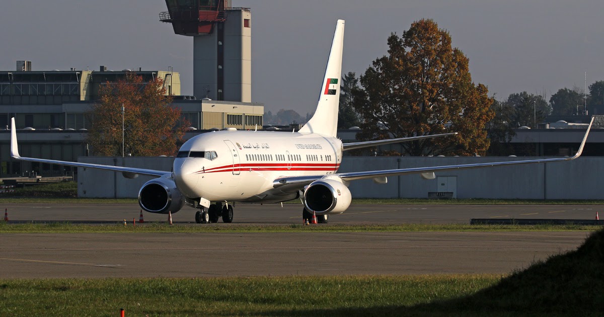 Planes and Trains - Planes 2016: A6-HRS / Boeing 737-7E0 BBJ1 / Dubai ...