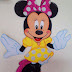 Molde da Minnie para artesanato em feltro e eva - Ver e Fazer