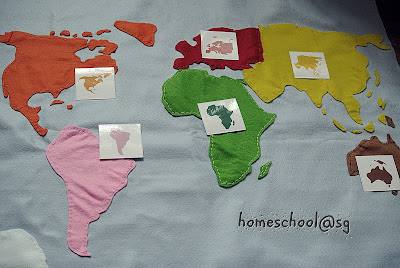 Homeschool@sg: DIY continent map