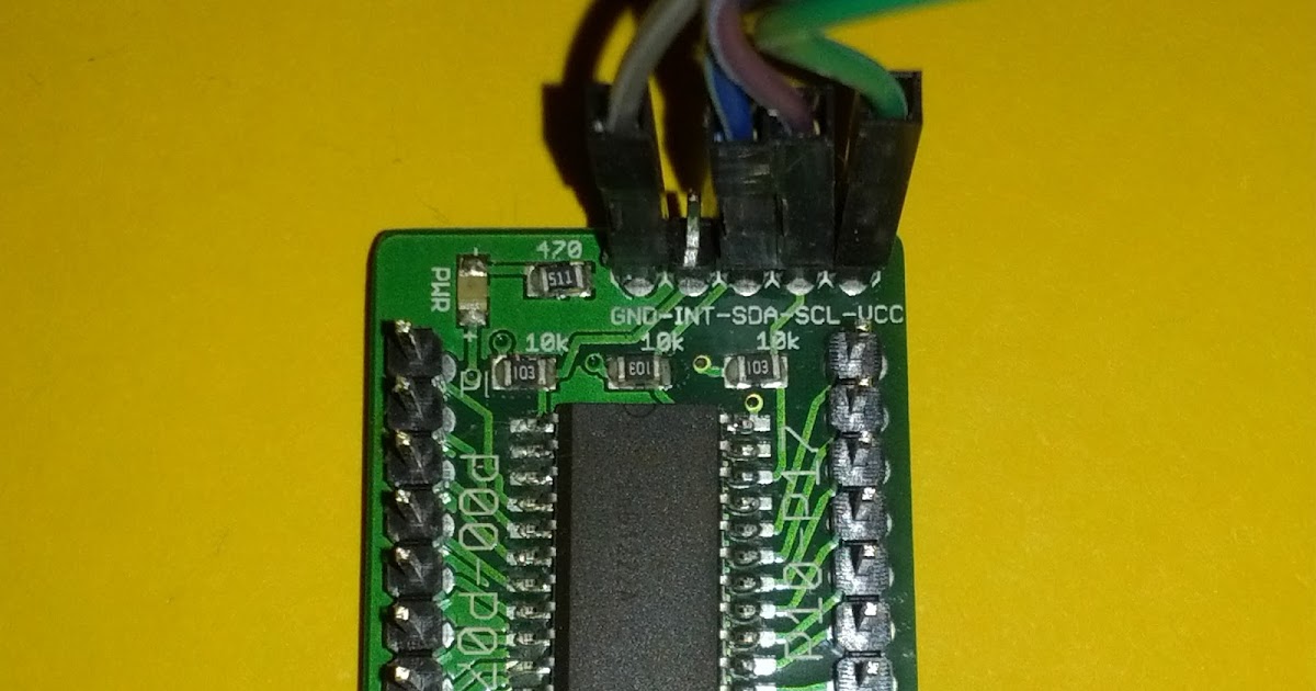 John's Linux Blog: I2C 16bit IO extender