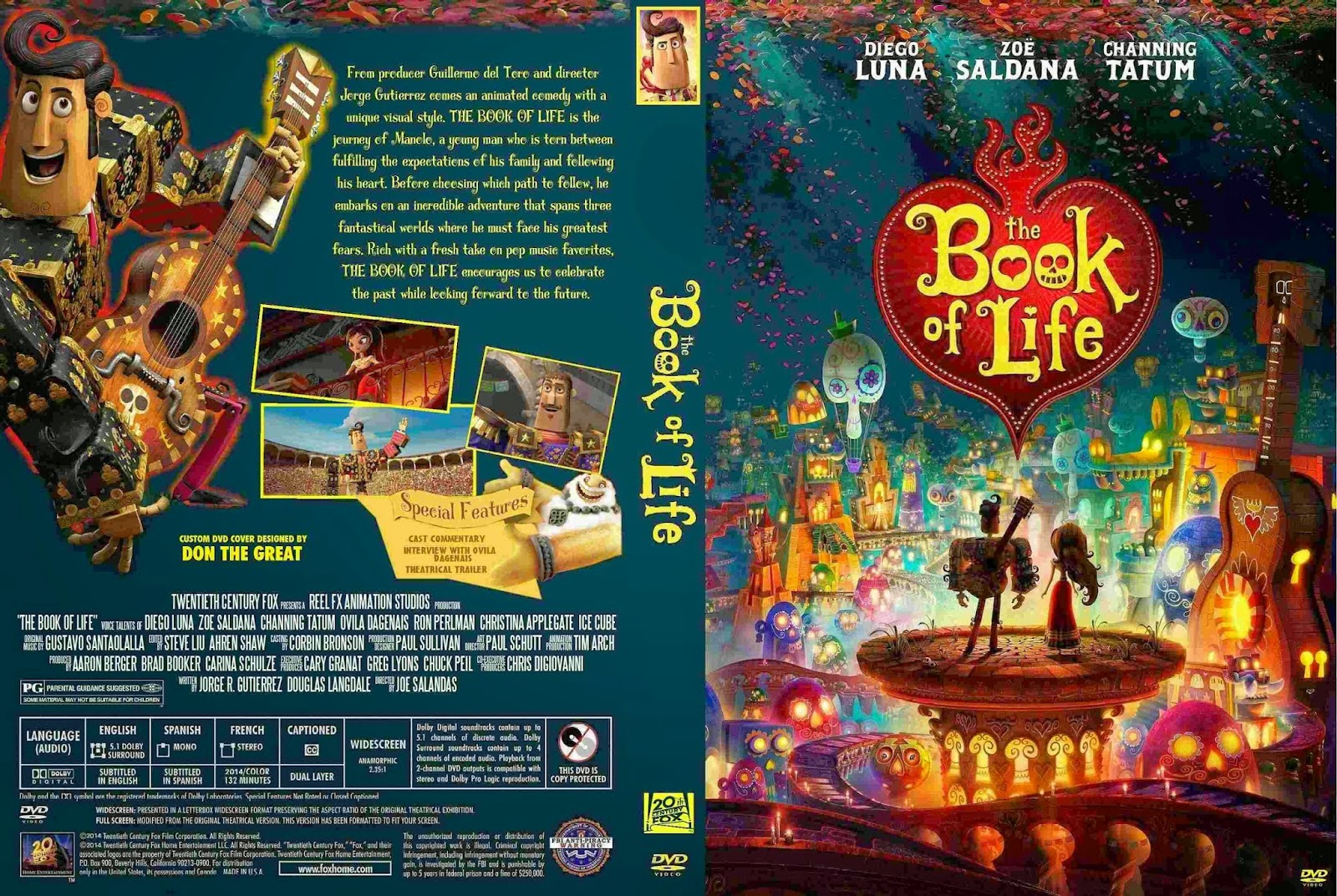 All Cover Free - Tudo Capas Grátis: The Book Of Life - Cover DVD Movie