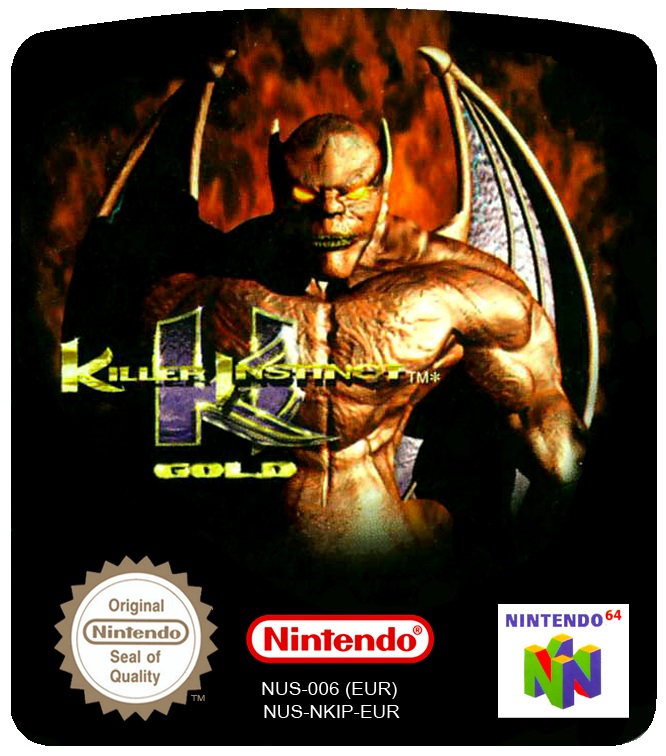 Gamer Labels: Killer Instinct Gold