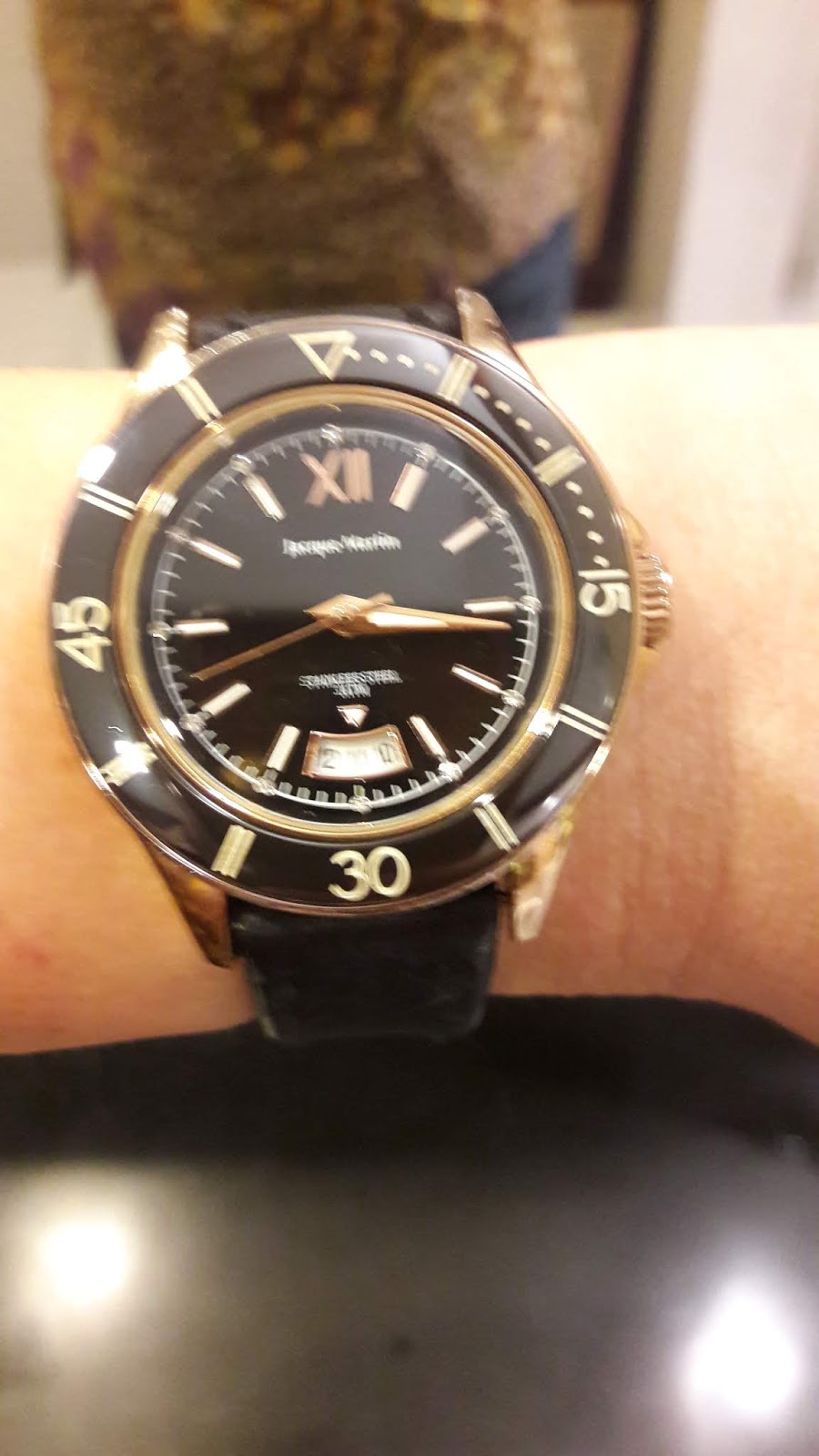 BAKUL JAM: SOLD : JACQUE MARTIN DIVER CERAMIC ROSE GOLD