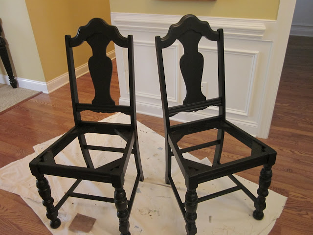 diy Design Fanatic: Antique Chairs Makeover