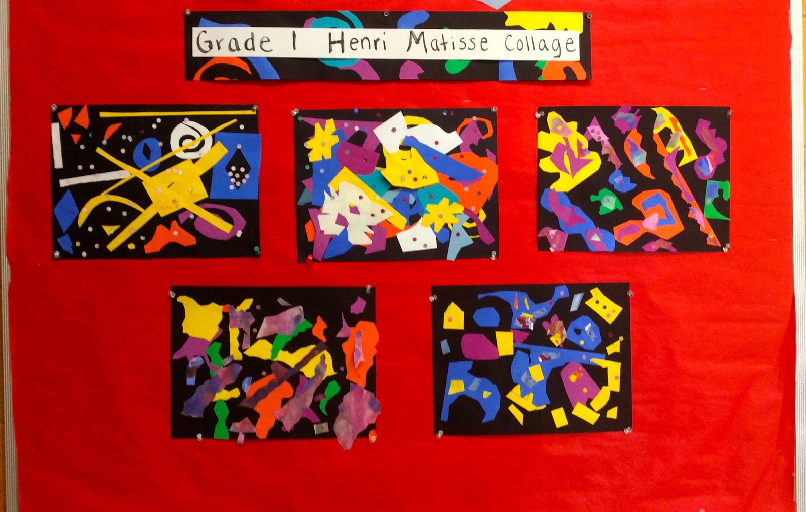 Ms. Curry's Art Room : 1st Grade Henri Matisse Inspired Collage