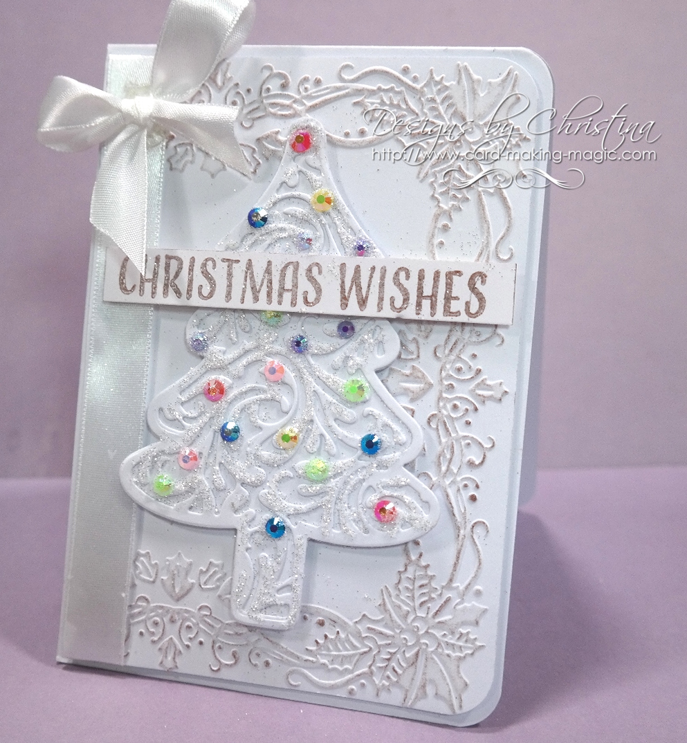 Flowers, Ribbons and Pearls: Card Making Magic Christmas Tree