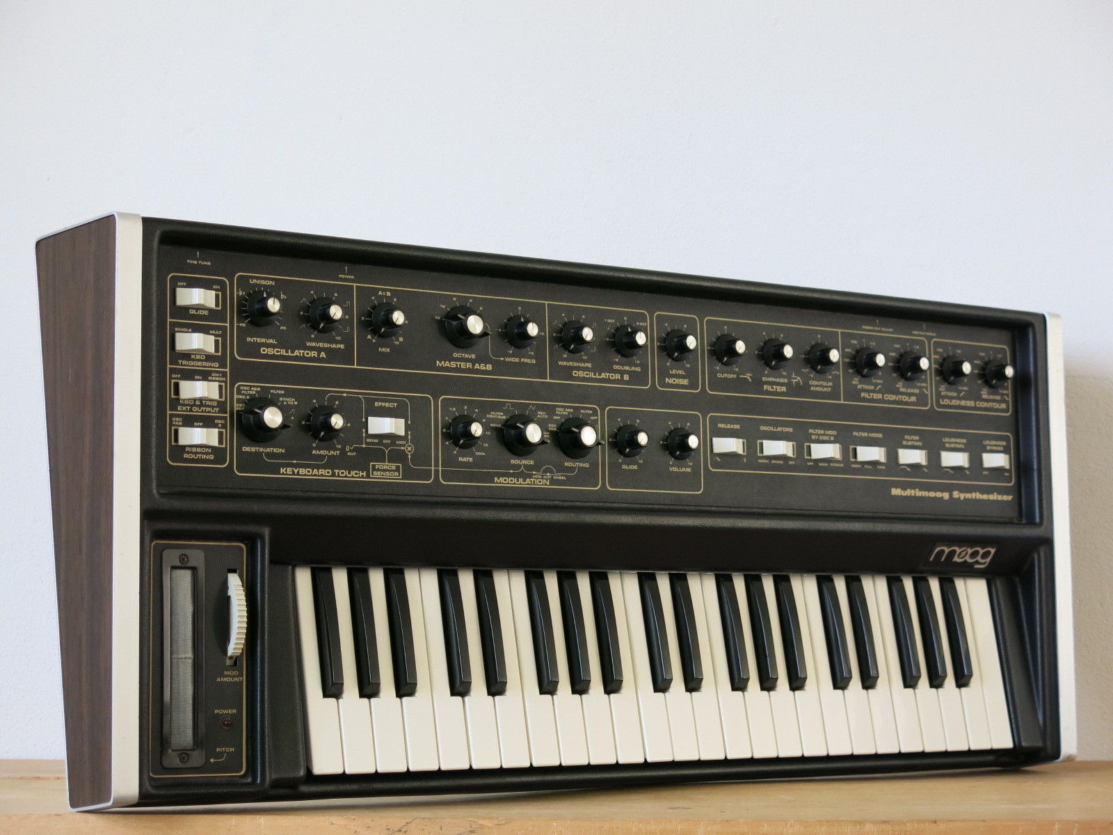 MATRIXSYNTH: Moog Multimoog Vintage Analog Synthesizer SN 1100