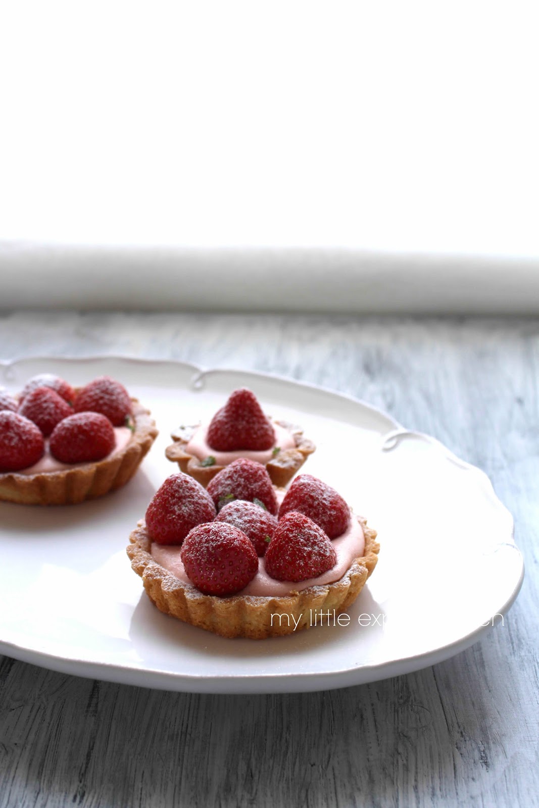 My Little Expat Kitchen: Strawberry tartlets (with strawberry crème ...