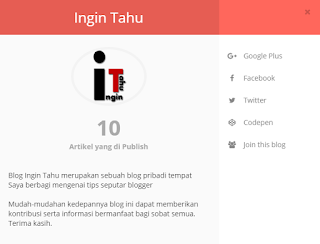 Cara Membuat Pop Up Keren dan Responsive - Ingin Tahu