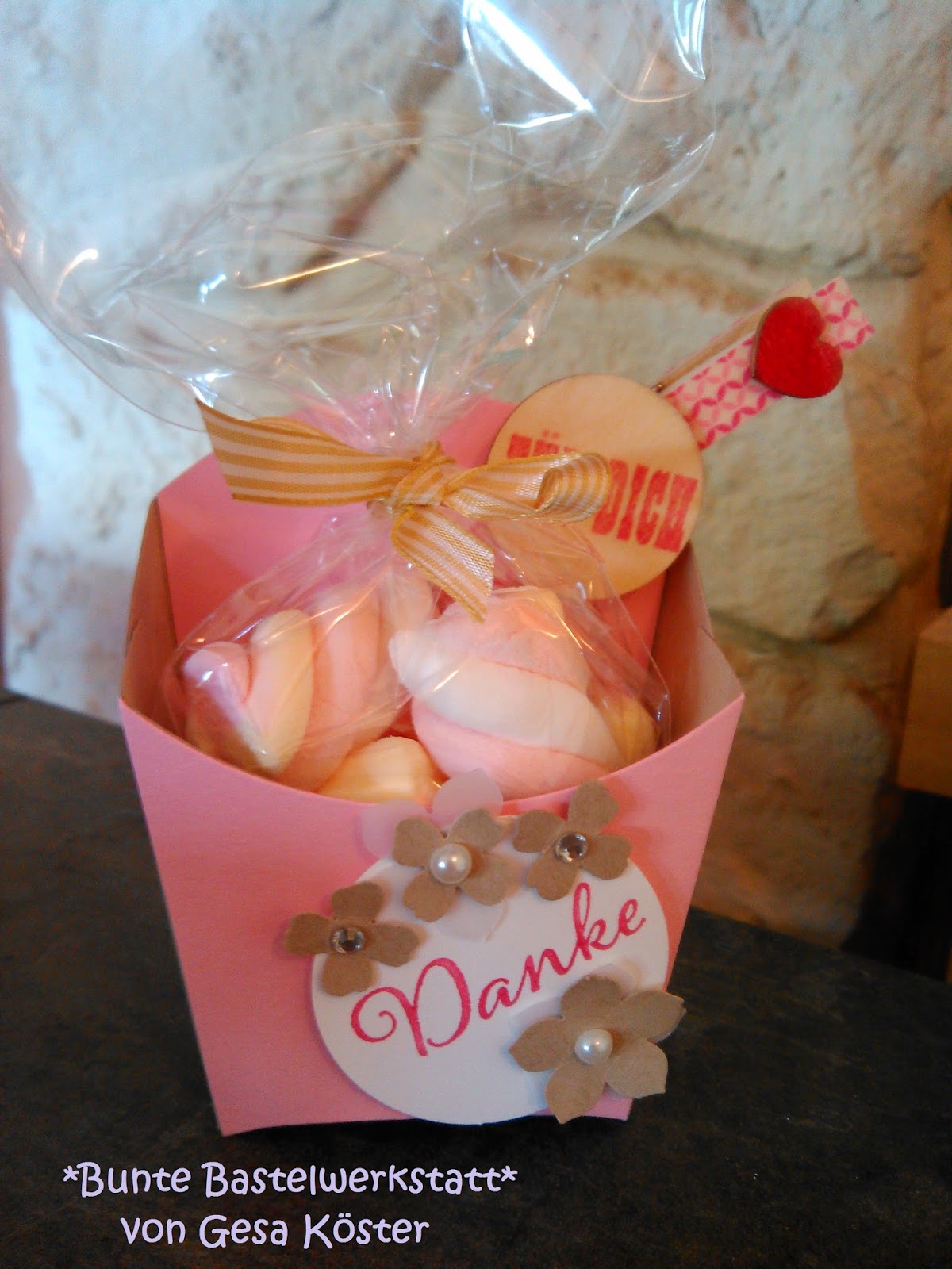 Bunte Bastelwerkstatt: Pommes Box