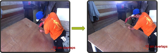 PASANG UNDERLAYER - ATAP ASPAL BITUMEN