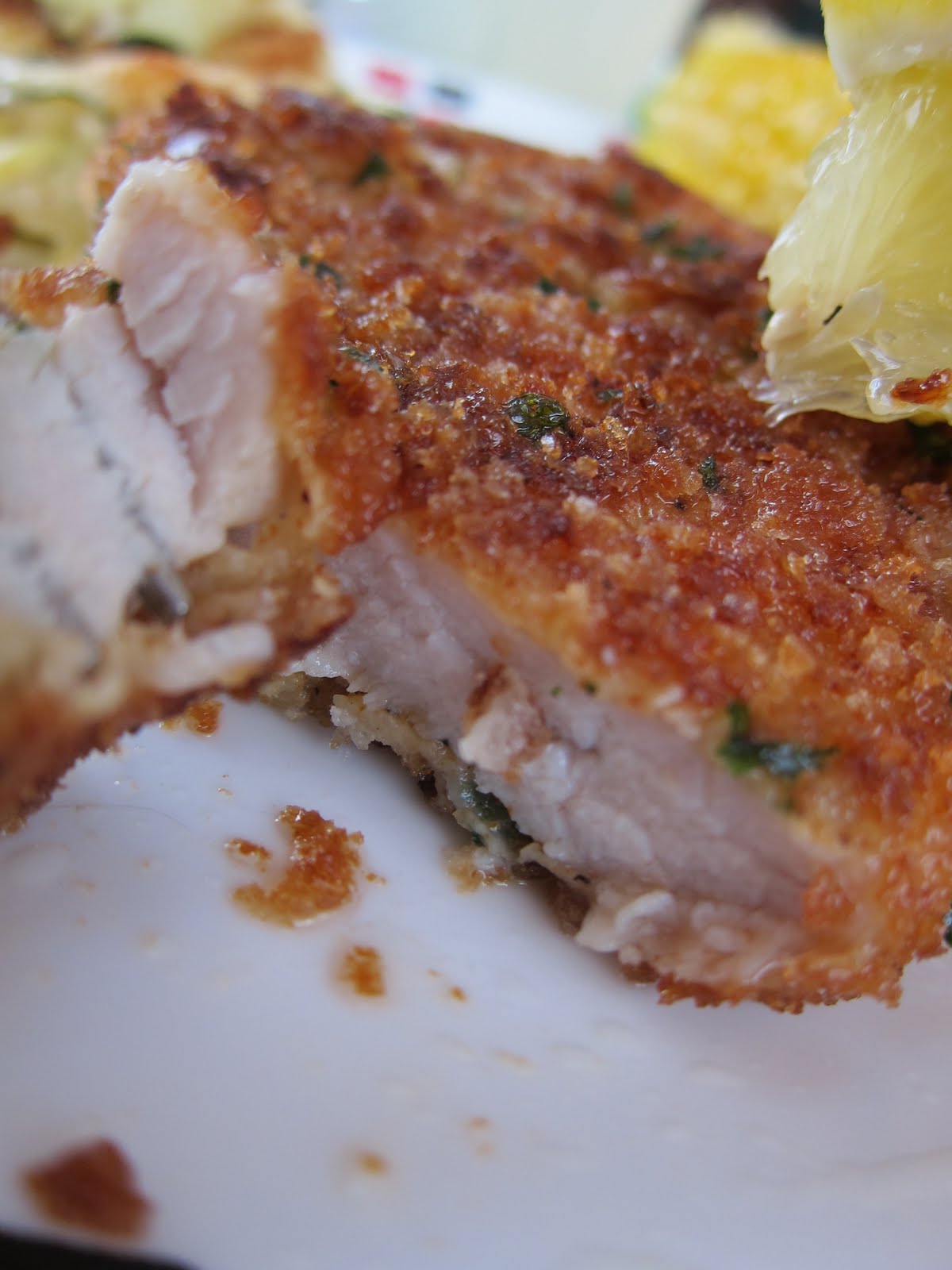 Andrea The Kitchen Witch: Technique: Breaded chops