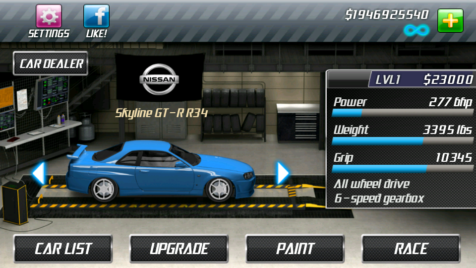 Drag Racing Tune Car V.1.5: Drag Racing tune car Nissan Skyline GT-R ...