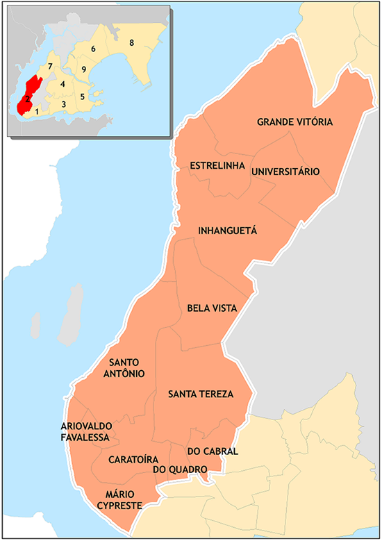Cena Vitória: BAIRROS DE VITÓRIA
