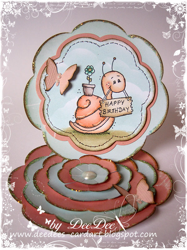 LeLo Design: Flower-Easel-Card