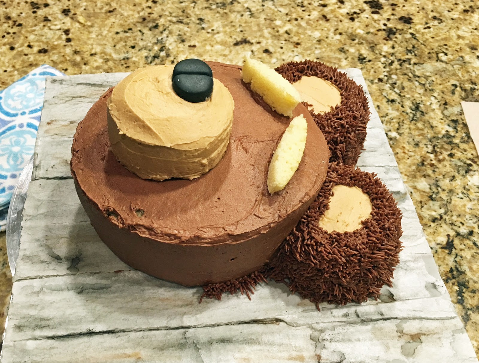 Bear Face Pan Cakecake