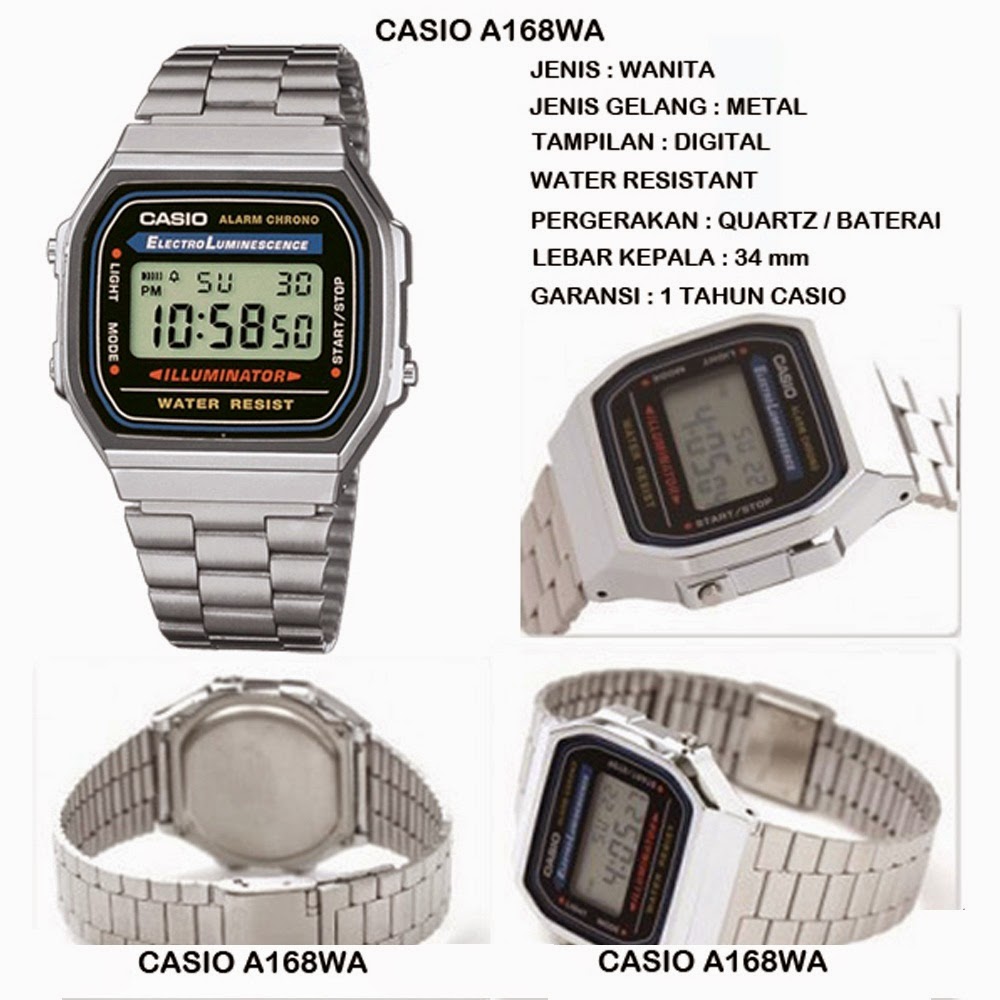 1000 Jam Tangan ORIGINAL: CASIO DIGITAL