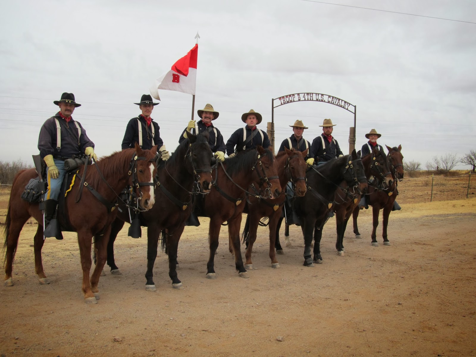 Cavalry Rider: First Ceremony of the Year