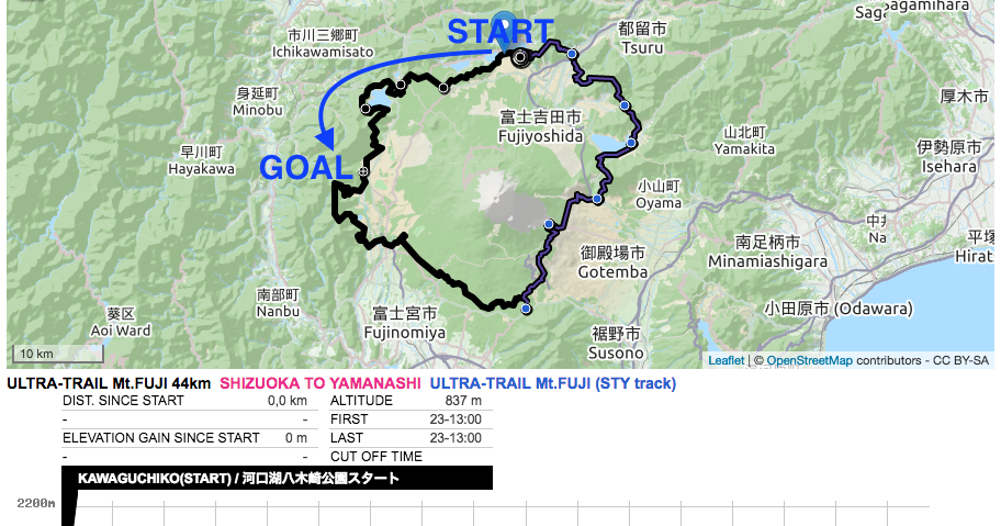 UTMF 2016 〜100マイルから44kに〜