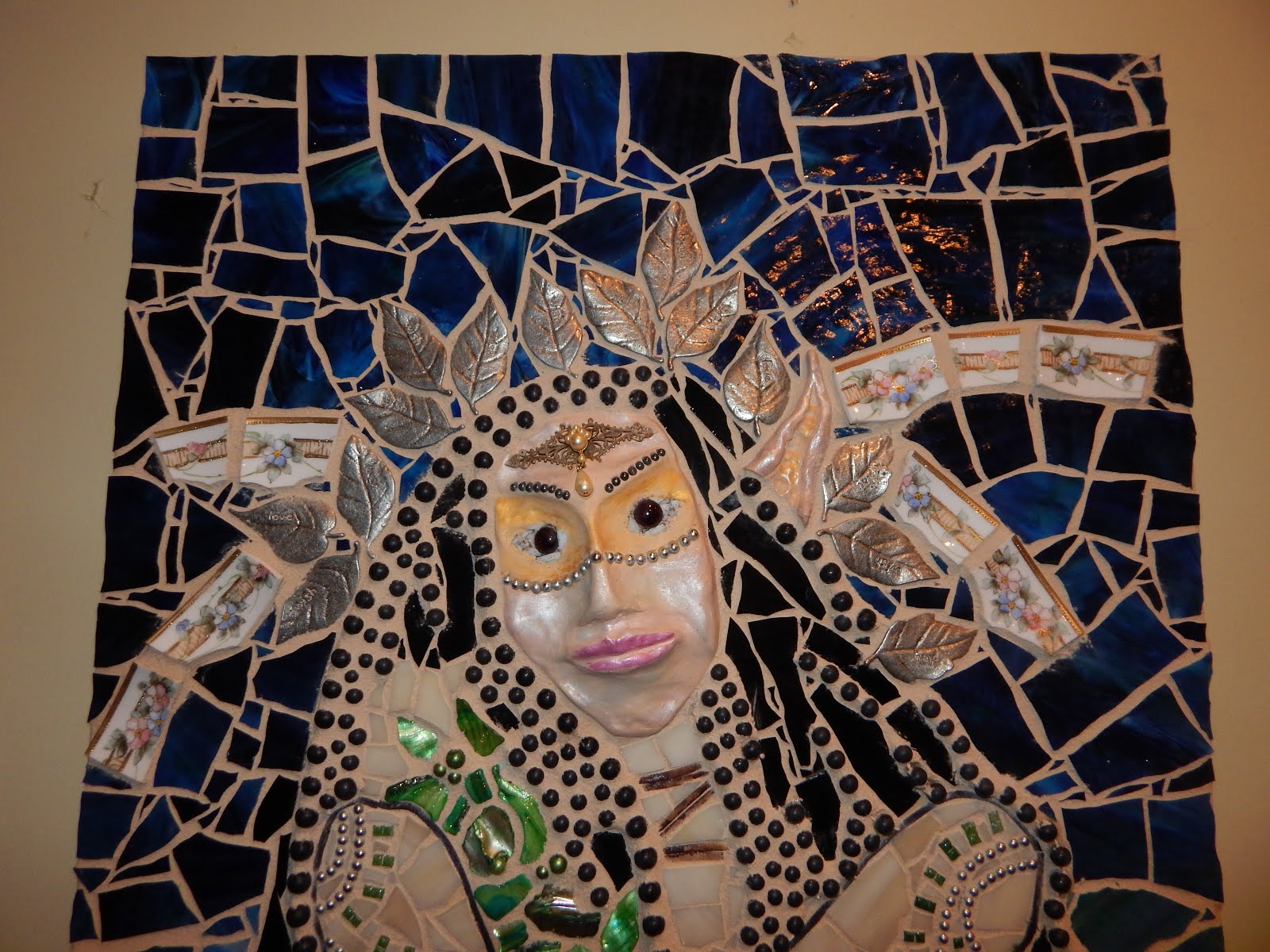 Broken Bit Mosaics: Fairy Girl Mosaic