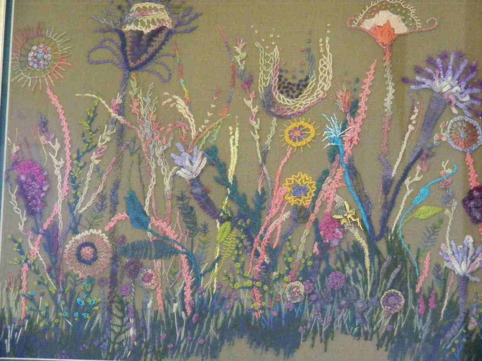 stitches and Life: Down Memory Lane Monday - creative embroidery