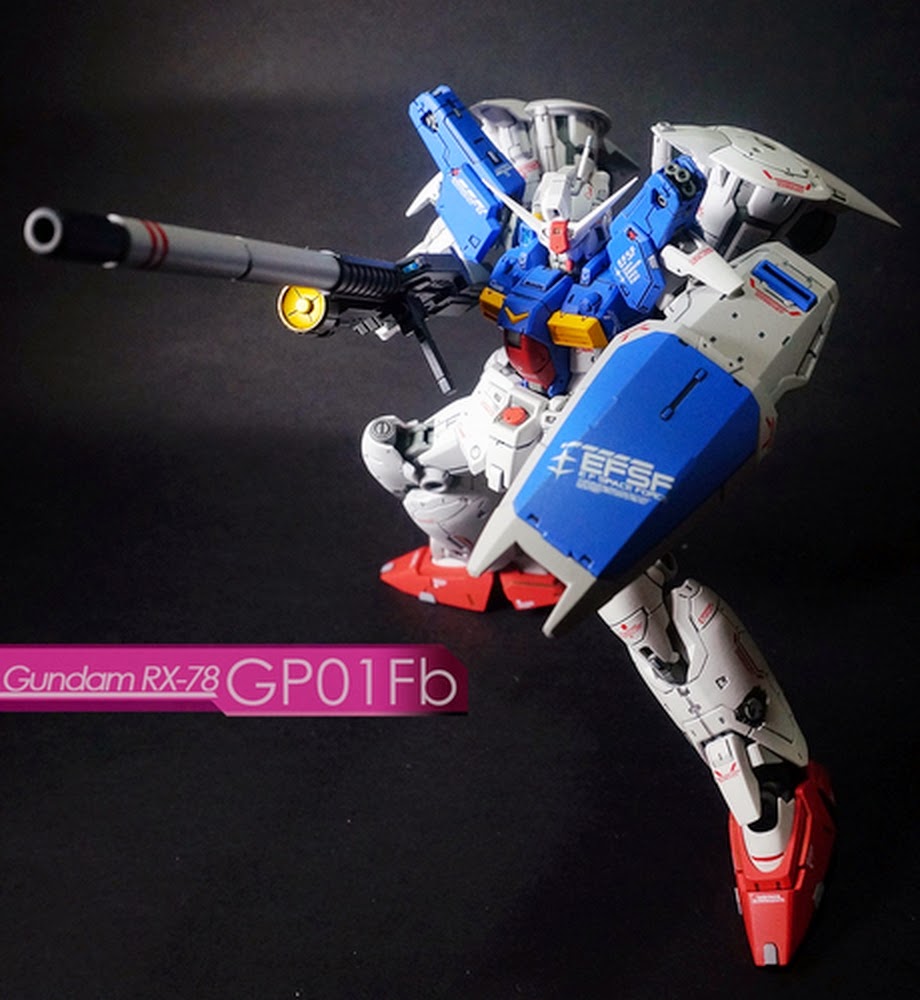 Custom Build: RG 1/144 Gundam GP01 FB Full Burnern "Detailed"