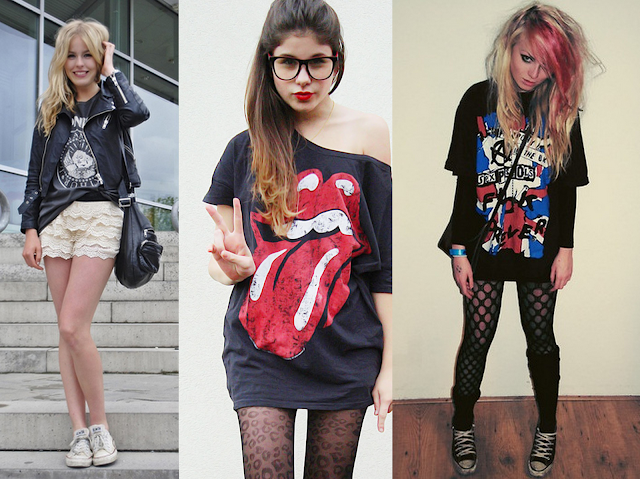 Dicas da Gibs l Giovana : Como usar camisetas de bandas?