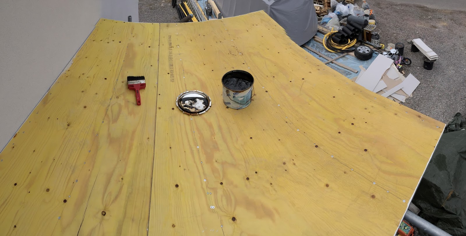 Timpurille talo -Rakennusblogi: Katoksen teko