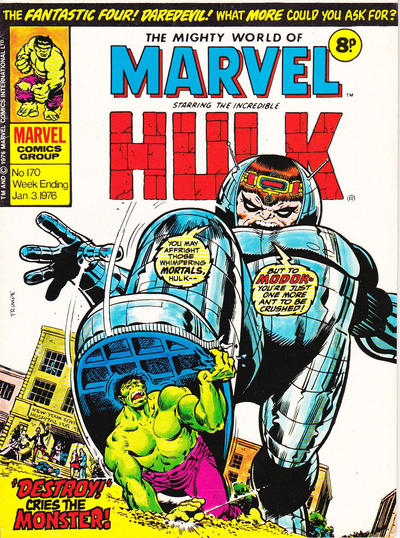 Steve Does Comics: January 3rd, 1976 - Marvel UK, 40 years ago this week.