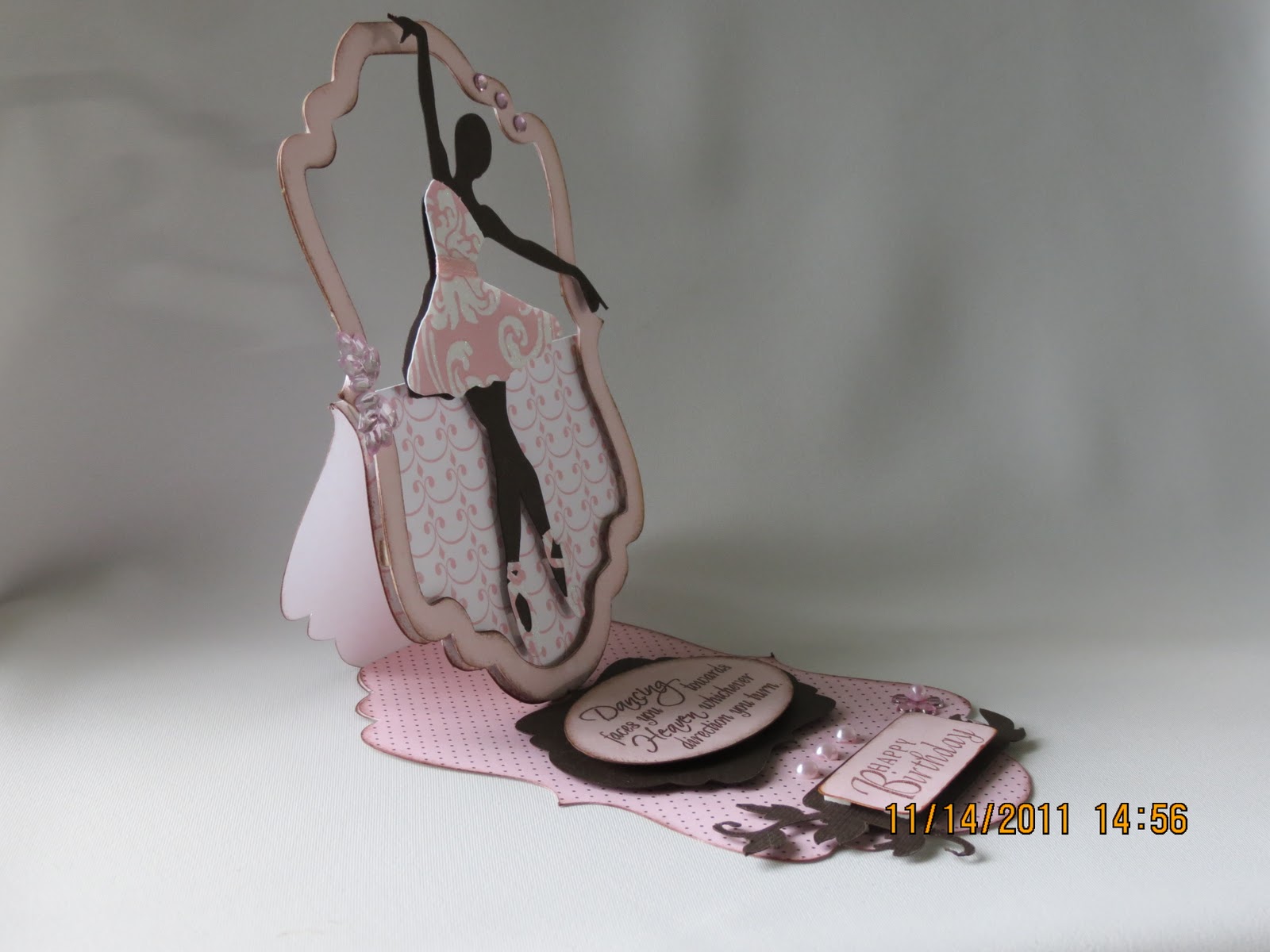 Ligaya's Creativity Zone: Ballet Dancer Card