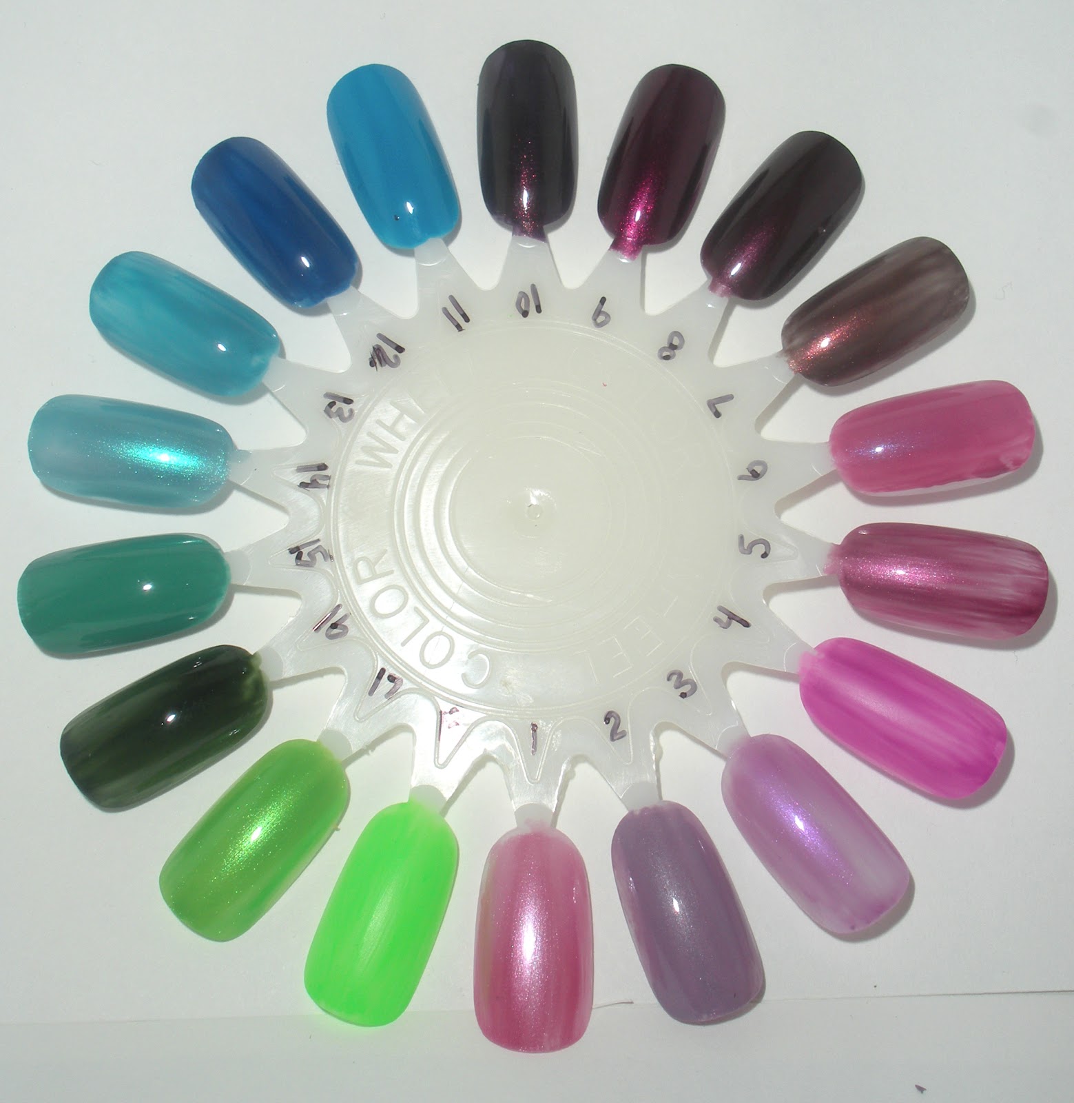 Glossy and Glitter: Nail Wheels/Stash List