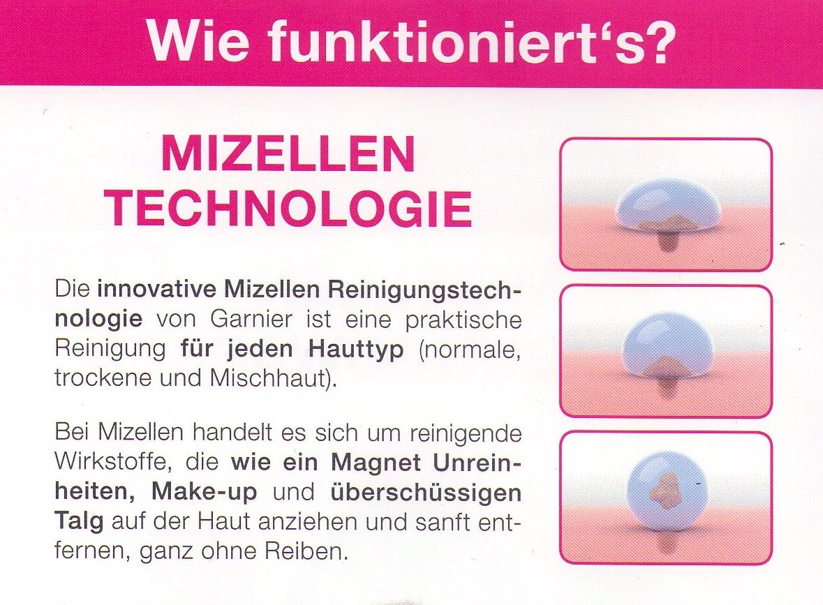 Susis Kinkerlitzchen: Garnier Mizellen Reinigungswasser