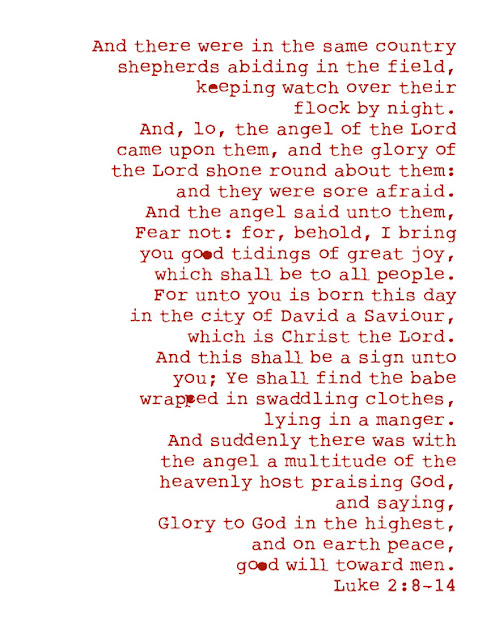 Friday's Freebie: Luke 2:8-14 | i should be mopping the floor