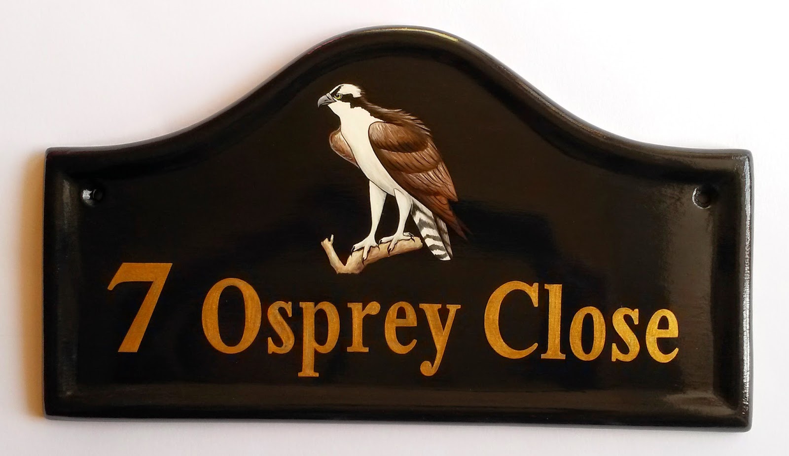 Hand Painted House Signs by Ceramic Art: Traditional hand painted house ...