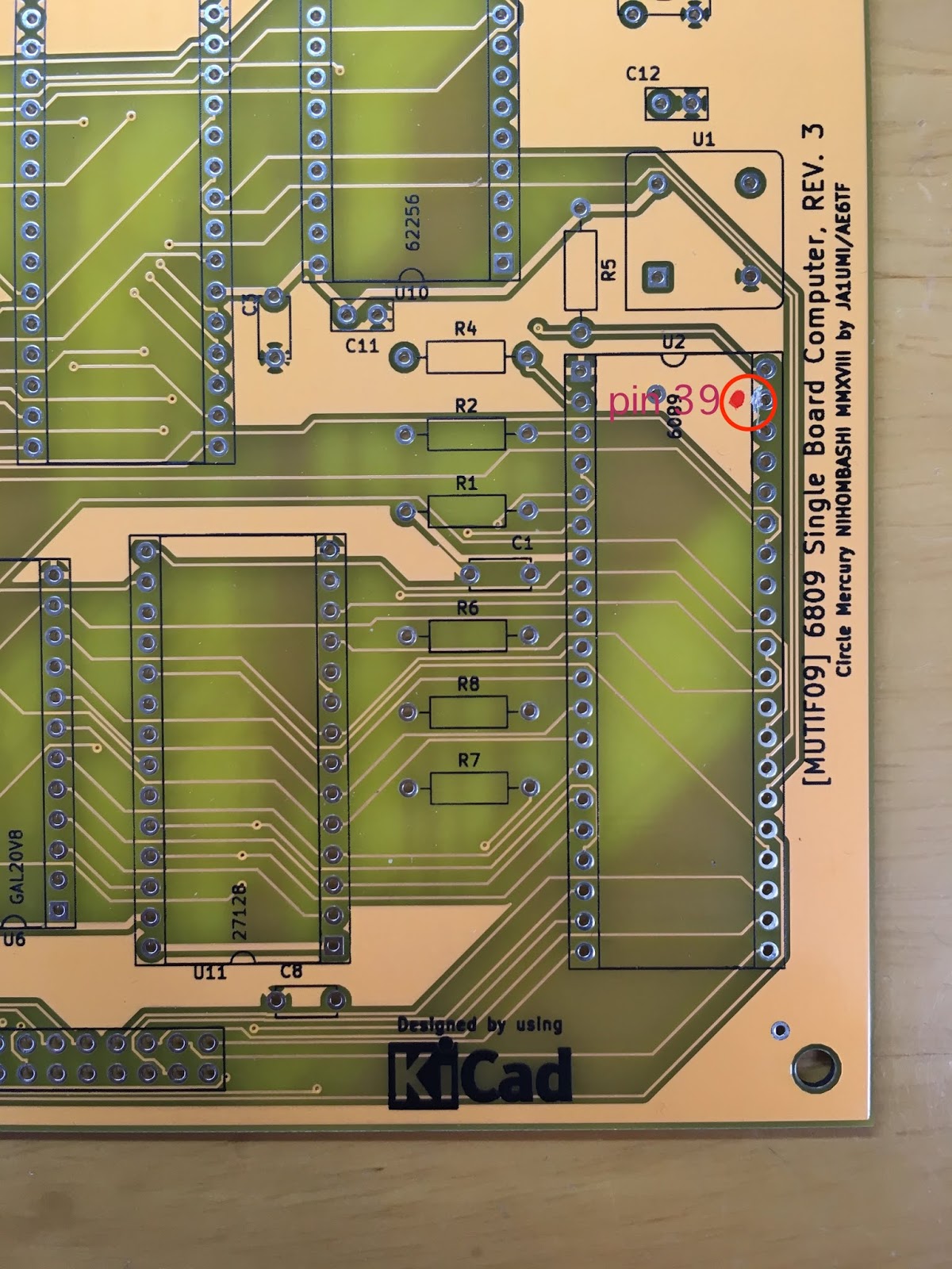SBC6809をつくる: 2019