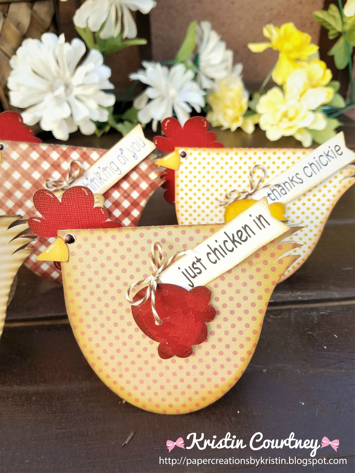 Paper Creations by Kristin: Chicken Cards