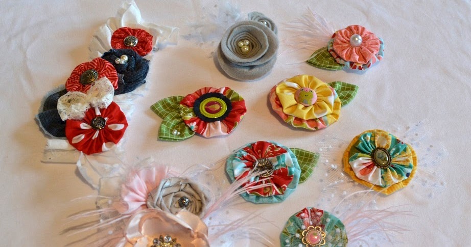 The Sew*er, The Caker, The CopyCat Maker: Hair Flowers...Done!