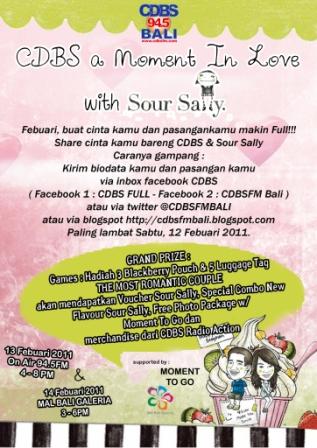 CDBS FM BALI: EVENT : CDBS a MOMENT in LOVE with SOUR SALLY