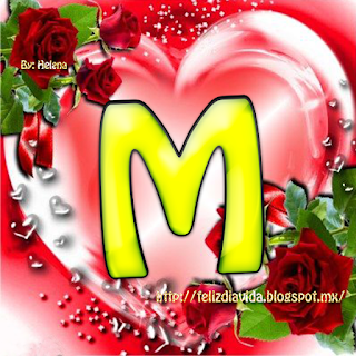 Iniciales Nombres y Más: Hermoso corazón con iniciales