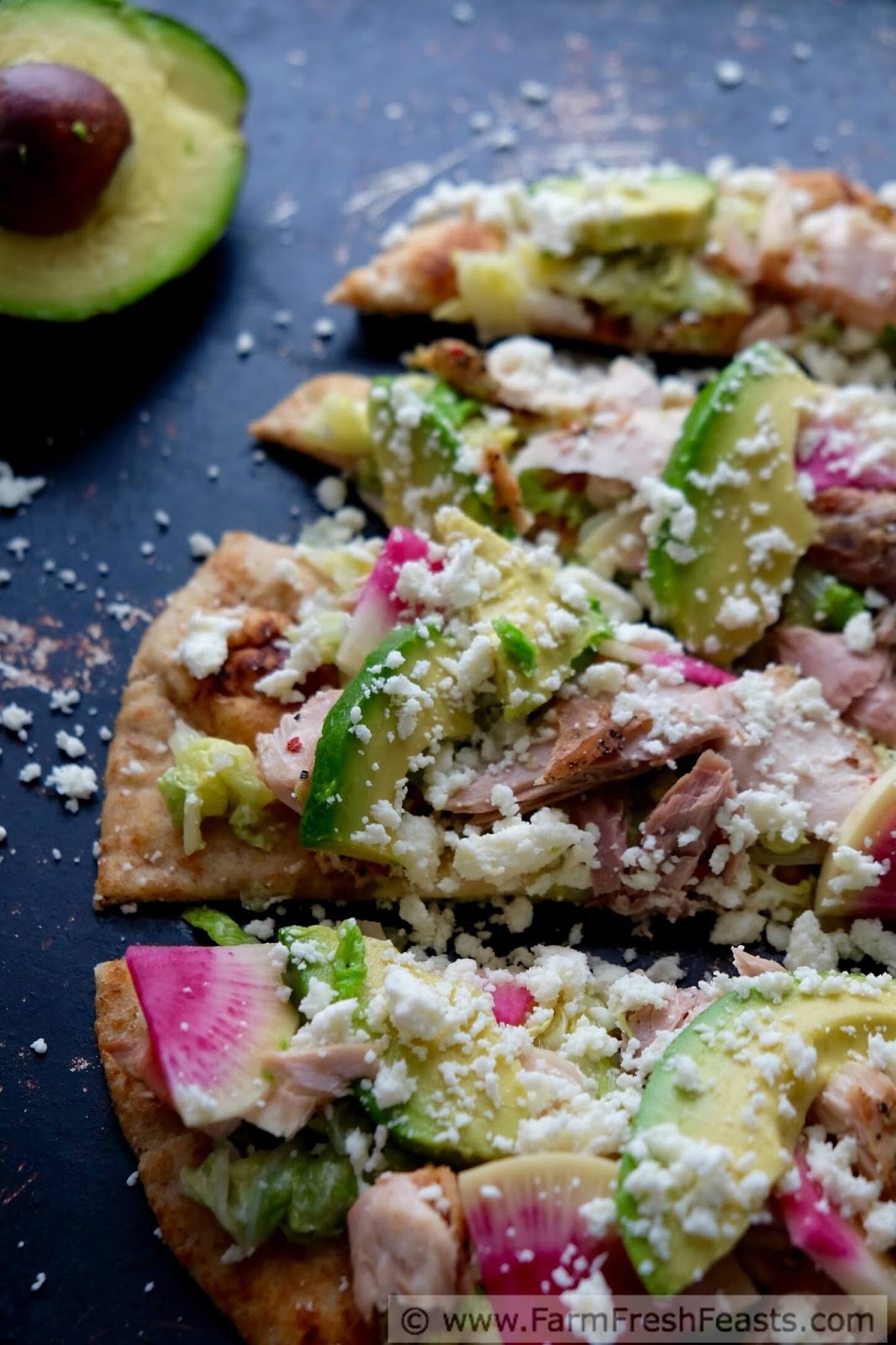 Farm Fresh Feasts: Fish Taco Naan Pizza