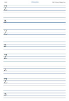 BLOG EDUKACYJNY DLA DZIECI: LITERKA Z - KARTY PRACY