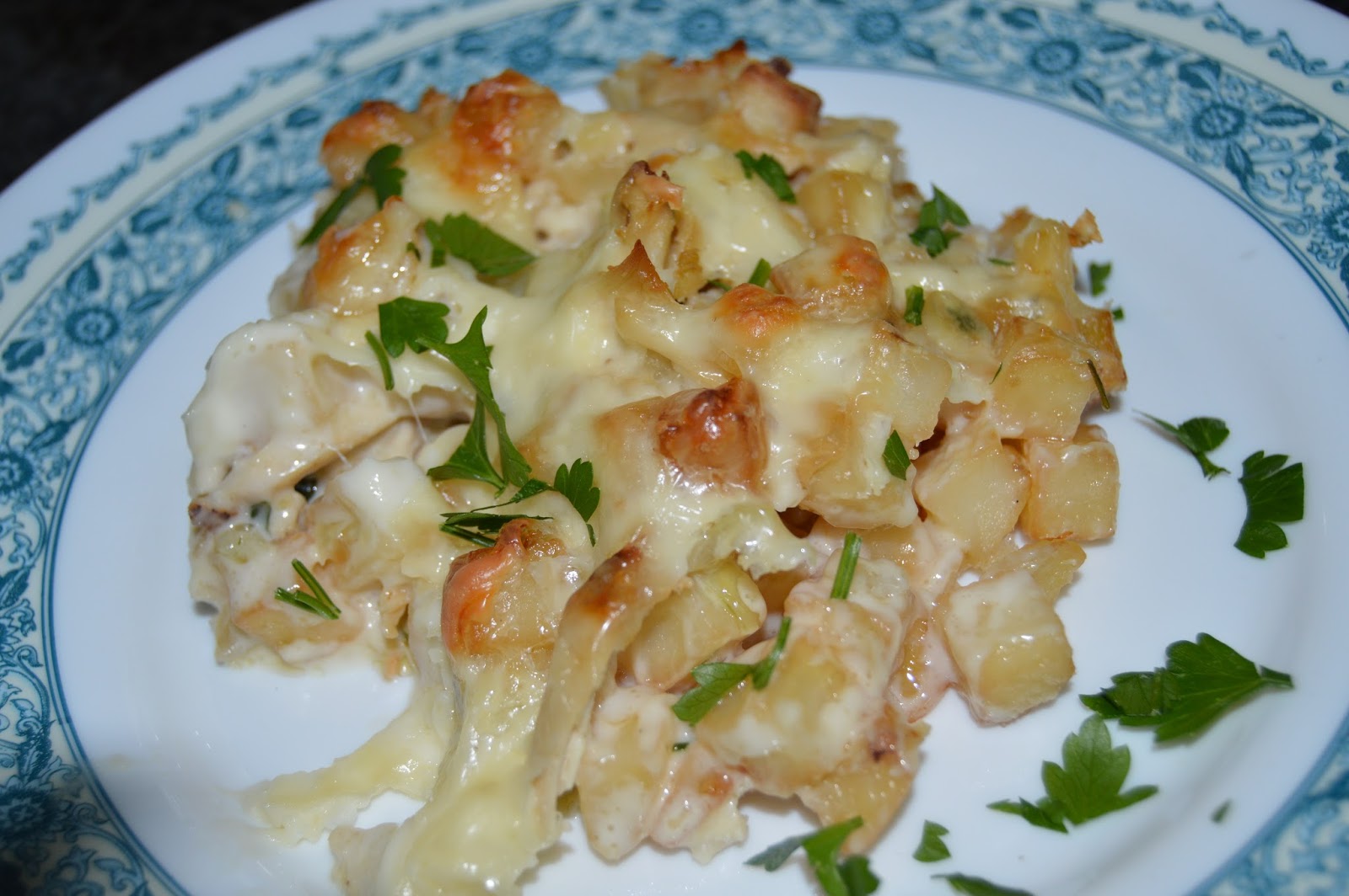 Doce Tentação: frango com natas- aproveitamento