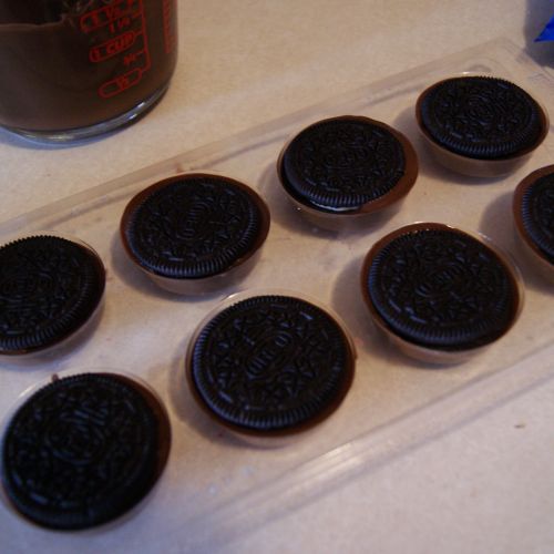 Chocolate Molded Oreos - Happy Hour Projects