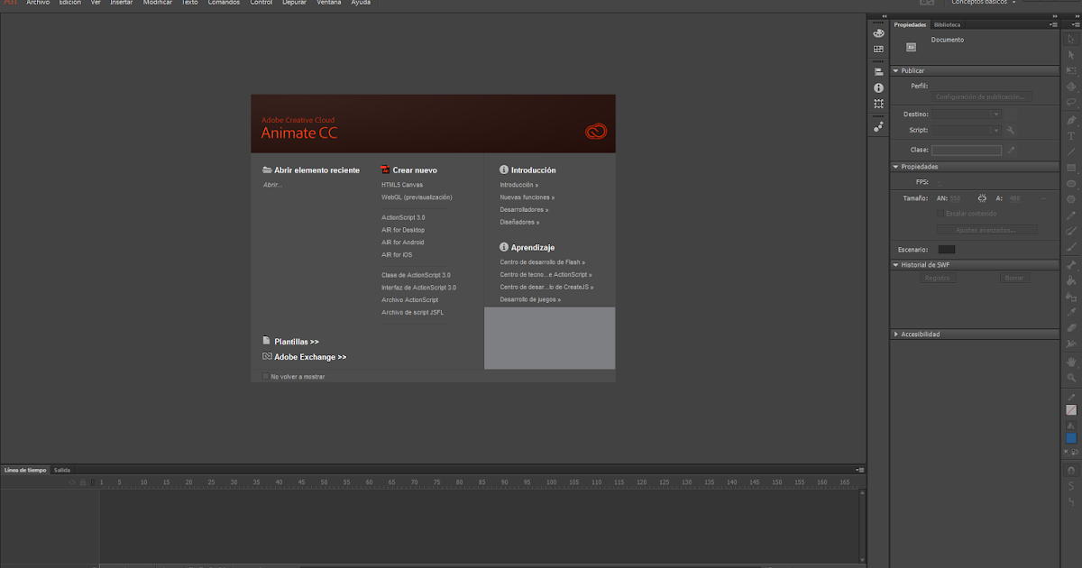 Tutoriales Digitales: Herramientas básicas | Adobe Animate CC (Flash)